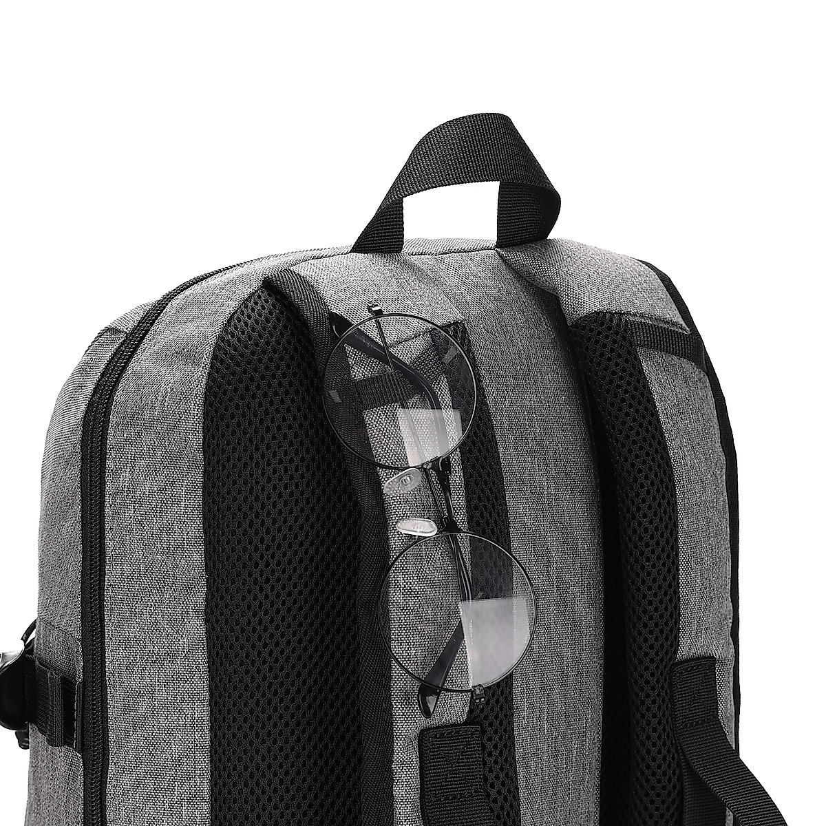 BE SMART Travel Backpack Lightweight Sport Bag Laptop Bag fits 13.5 Inches Computer for Man & Woman Durable School Book Bag for College Student for Hiking Work Business Camping-Grey