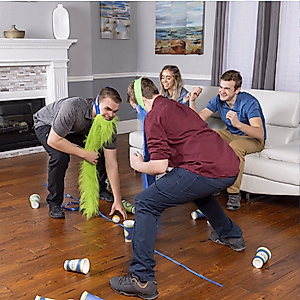 Squirrel Products Battle of The Beards Funny Party Game, White Elephant Minute to Win It Game for Kids & Adults, Family Game Night Activity for Ages 6+