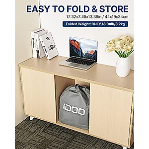 iDOO Air Mattress with Built in Pump, Queen Inflatable Mattress Blow Up Mattress Airbed for Camping & Guest, colchon inflable - Self Inflating, Foldable, Portable & Comfortable, 18" Raised