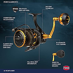 Penn Slammer IV Spinning Black Gold 24.2 oz