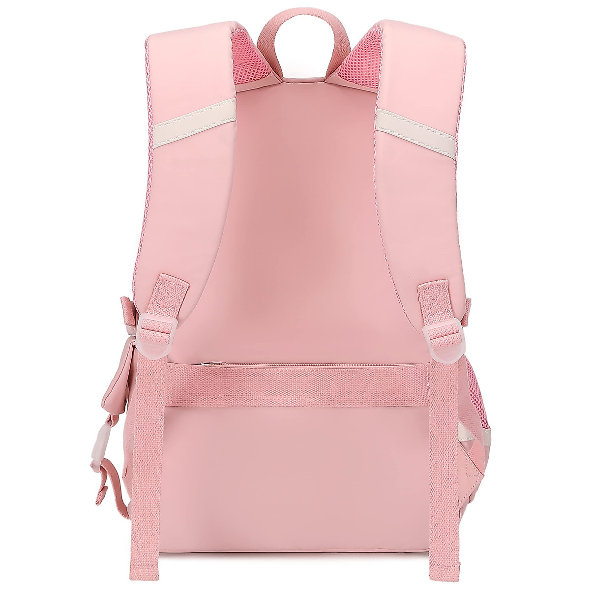 Hey Yoo Backpack for Girls Bookbag Cute School Bag College Middle High Elementary School Backpack for Teen Girls (Pink)