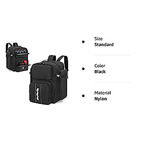 GOBUROS RC Backpack for 1/10 Car, RC Storage Bag with Multi Pockets for Tools and Other Accessories,Easy Carrying with Adjustable Shoulder Strap (Patent Design)