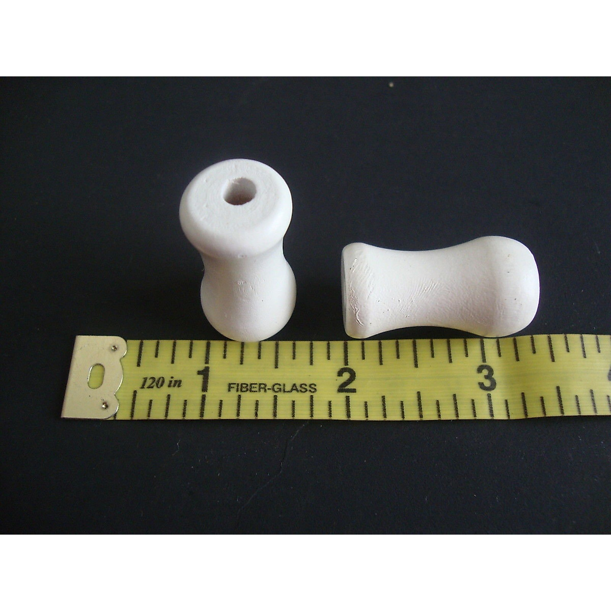 Amazing Drapery Hardware 2 Wood Cord Tassels for Wood Blind or Roman Shade Pull Cord: Vase Shape/White