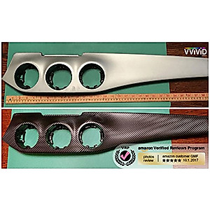 VViViD XPO Black Carbon Fiber 5ft x 1ft 8yr Car Wrap Vinyl Roll with Air Release