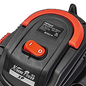 XtremepowerUS 5.5 Peak HP 5 Gallon Wet and Dry Vacuum Stainless Steel Bucket 3-Functions Vacuum Dry/Wet/Blow with Wheel