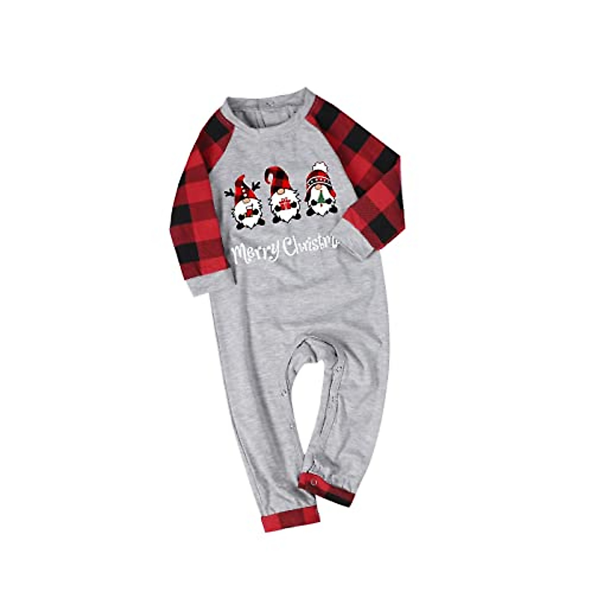 Christmas Matching Pajamas Set for Family Christmas Pjs for Family Matching Sets Family Christmas Pajamas Xmas Jammies Sleepwear(H-Grey,6 Months)