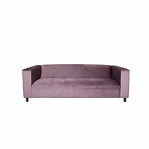 Coast to Coast Sofas Broadway Velvet Sofa for Living Room, Modern 3-Seater Sofas Couches for Bedroom, Office, and Apartment with Solid Wood Frame (Lavender)