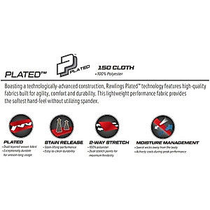 Rawlings PRO 150 Series Game/Practice Baseball Pant | Adult Medium | Grey| Relaxed Fit