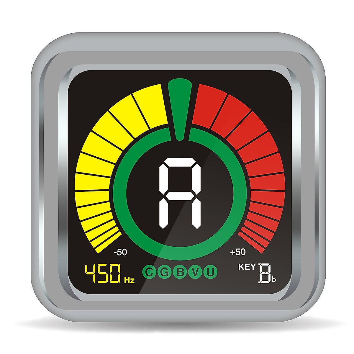 GUITARX X5 - Clip On Tuner for All Instruments - Guitar, Violin, Chromatic, Ukulele, and Bass Tuner Modes - #1 Among Guitar Tuners - Most Advanced High-Sensitivity Sensor in The Market