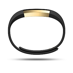 Fitbit Alta Fitness Tracker, Special Edition Gold, Black, Large (US Version)