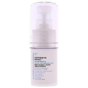 Peter Thomas Roth | Goodbye Acne AHA/BHA Acne Clearing Gel | Face Body Spot Treatment, Maximum-Strength Acne Spot Treatment for Blemishes and Pores