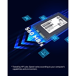 HP S700 2.5" 1TB SATA III 3D Internal Solid State Drive (SSD) 6MC15AA#ABC