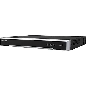 HIKVISI0N DS-7632NI-K2/16P 32 Channel with 2 Hard Drive Spaces,16 POE Ports 4K 8MP IP Network Video Recorder NVR, Compatible with Hikvision Hik-Connect, Hard Drive Not Included
