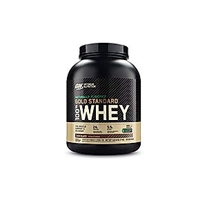 Optimum Nutrition Gold Standard 100% Whey Protein Powder, Naturally Flavored Chocolate, 4.8 Pound (Packaging May Vary)