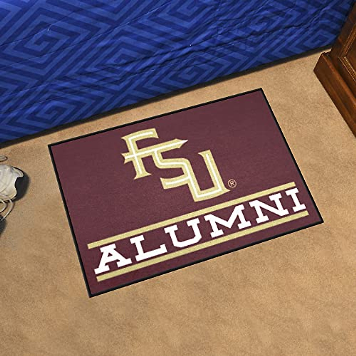 FANMATS 18333 Florida State Alumni Starter Rug (19"x30"), 1 Pack