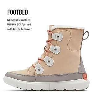 Sorel Women's Winter Boots Snow, Nova Sand Sea Salt, 10