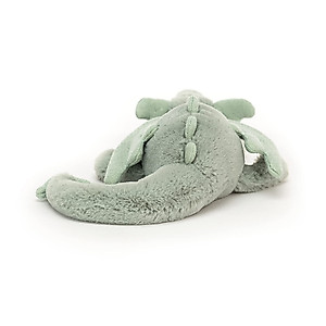 Jellycat Sage Dragon Stuffed Animal, Little 12 inches | Mythical Plush Toy | Classic Children's Gift