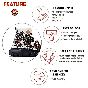 Women's Walking Shoes Animal Paper Cutting 3D Art Shoes High End Customized Fashion Casual Shoes Black Sole