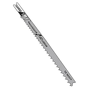 Bosch U211HF 3-5/8" 10 TPI Bi-Metal Universal Shank Jigsaw Blade 5 Pack