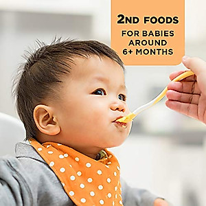 Amazon Brand - Mama Bear Organic Baby Food Bananas, vegetarian, 4 ounce (Pack of 1) Cup