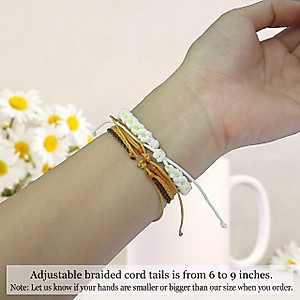 Miiras Job Handmade Bracelet for Women - Best Gaming Manager Ever - White FL-YL - Made of Braided Rope and Stainless Steel - Gift for Gaming Manager