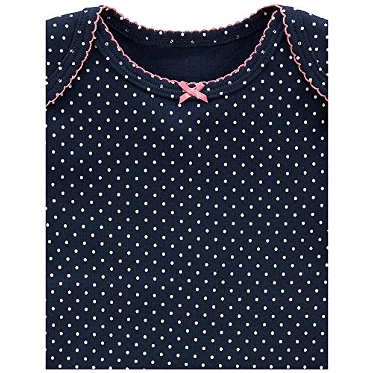 Simple Joys by Carter's Baby Girls' 5-Pack Long-Sleeve Bodysuit, Mint Green/Navy Dots/Pink/Butterflies/Floral, 6-9 Months