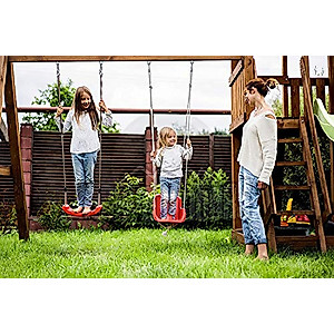 Maky Outdoors Two Swing Hooks & Hangers - Galvanized, Anti-Rust Steel Accessories - Heavy Duty, Quiet Fasteners for Hammocks - Safe, Hanging Kit Hardware - Load Capacity: 600 Lbs Per Anchor - Screw