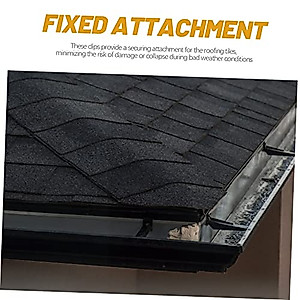 LIGHTAOTAO 20pcs Tile anti-slip buckle roof tile fasteners tile seam clips flooring product roof hook brick clips stainless steel hooks for hanging stainless steel hooks outdoor deck tiles