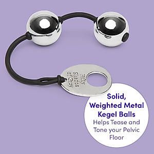 Fifty Shades of Grey Inner Goddess Silver Pleasure Balls - Exercise Kegel Balls for Women - 221g