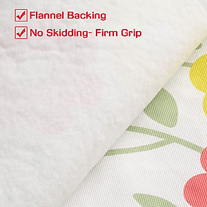 LINPRO 6ft Fitted Picnic Table Cover with Bench Covers. Vinyl Outdoor Camping Picnic Tablecloth, 3 Piece Set Camping Gear. Waterproof, Stain Resistant, Reusable. Flannel Backing with Elastic Edges.72