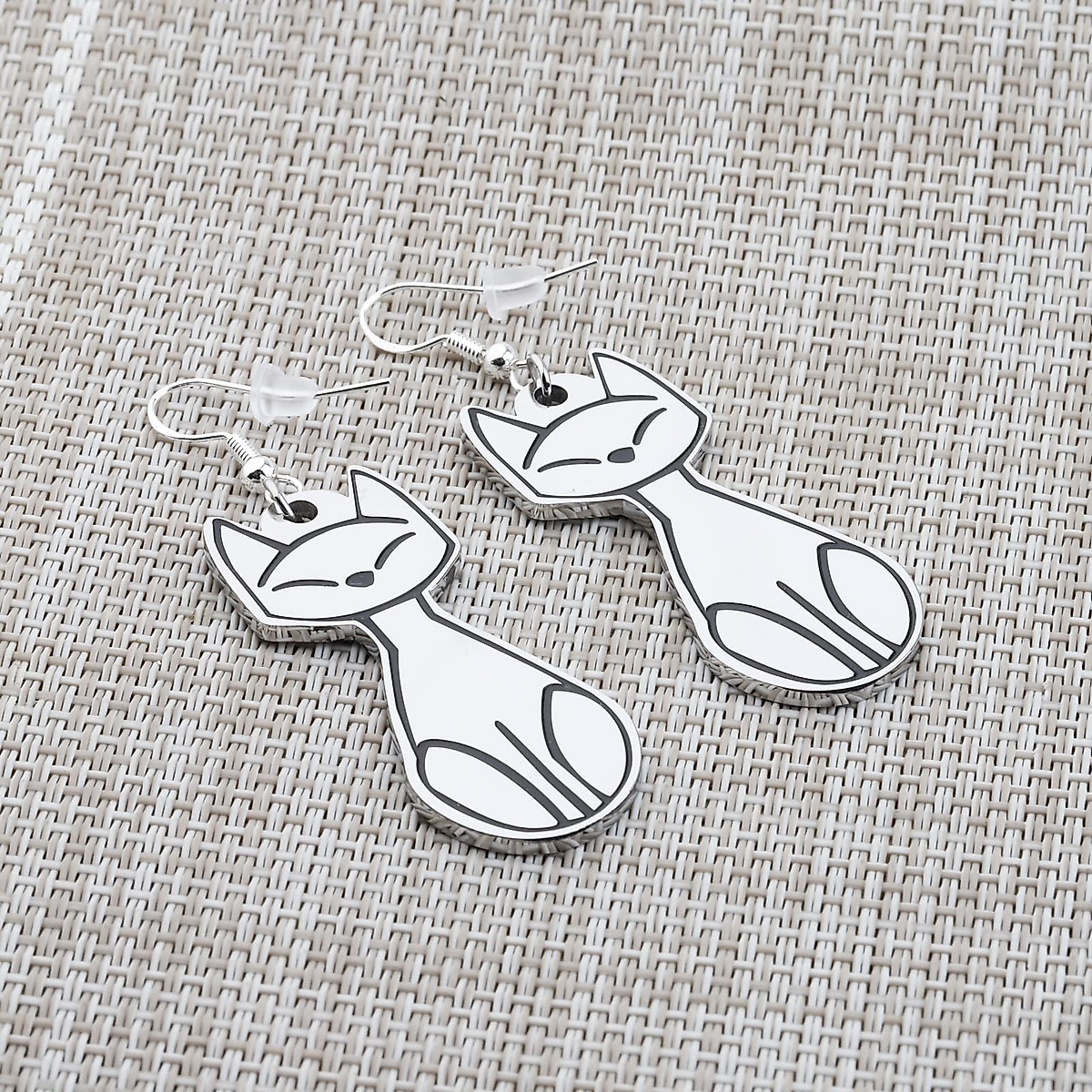 The Owl Home Palisman Earring The Owl Home Movie Fans Gift Cat Earring (Owl home Cat Earring)