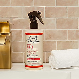 Carol’s Daughter Hair Milk Refresher Spray and 4 in 1 Combing Creme Hair Detangler Gift Set for Natural Curly Hair Providing All Day Definition & Frizz Control – made with Agave Nectar and Olive Oil