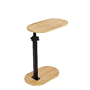 YEBDD Wooden Bathtub Tray Adjustable Table Side Shelf Drawing Living Dressing Room Bathroom