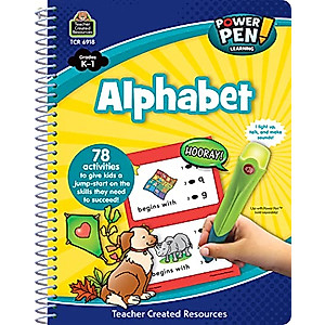 Teacher Created Resources Power Pen Learning Book, Alphabet (TCR6918)
