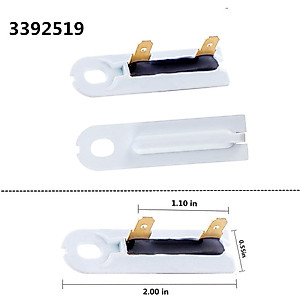 8544771 Dryer Heating Element, 279816 Thermostat Cut Off,279973 3392519 Dryer Thermal Fuse Compatible with maytag, kenmore,kitchen,whirlpool and More