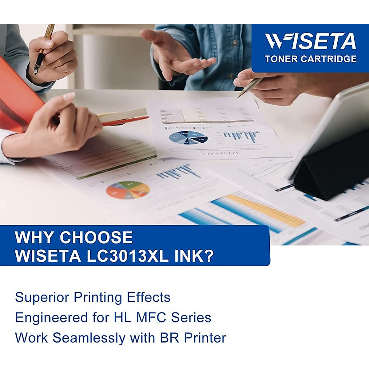 LC3013 5PKS High Yield Compatible Ink Cartridge Replacement for Brother LC3013 LC-3013 LC3011 Work with MFC-J690DW MFC-J895DW Printer (2 Black, 1 Cyan, 1 Magenta, 1 Yellow)