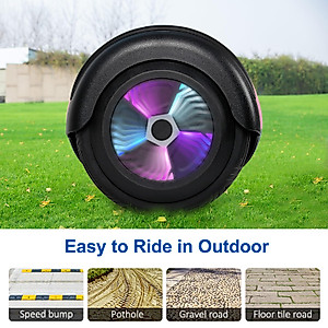 FLYING-ANT Hoverboard with Seat Attachment, 6.5” Self Balancing Scooter with Gokart, Best Gift for Kids and Teenagers