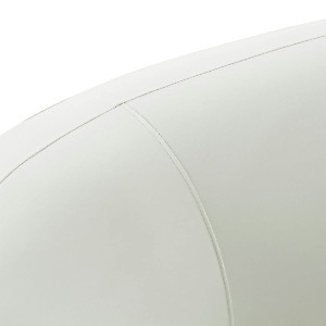 TOV Furniture Kendall Cream Velvet Upholstered120 Sofa