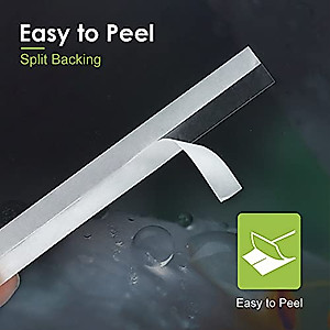 Absonic Tz White on Clear Tz135 Label Tape Compatible for Ptouch Tze-135 Tze White on Clear 12mm Laminated for Brother PTD220 PTD410 PTD200 PTD210 PTD400 PTD600 PTH110 PTP300BT, 1/2" x 26.2', 4-Pack