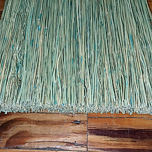 Lehman's Amish-Made Whisk Broom - Authentic Corn Straw Broom with Metal Hanging Hook, Natural, 11 inches