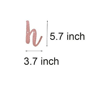 WEIANDBO Cheers to 33 Years Rose Gold Glitter Banner,Pre-Strung,33rd Birthday / Wedding Anniversary Party Decorations Bunting Sign Backdrops,cheers to 33 Years