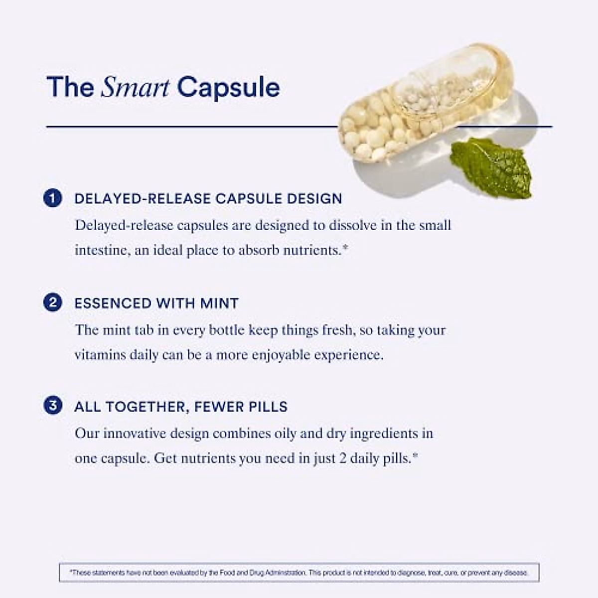 Ritual Teen Vitamins for Boys - Zinc, Vitamin A and D3 for Immune Function Support*, Omega-3 DHA & B12 for Brain Health, Non-GMO, Mint Essenced, 30 Day Supply, 60 Vegan Capsules