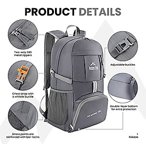 Venture Pal 35L Ultralight Lightweight Packable Foldable Travel Camping Hiking Outdoor Sports Backpack Daypack