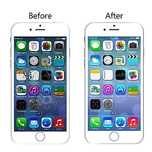 White Replacement LCD Screen Compatible with iPhone 6S Plus 5.5 Inch Display Digitizer Assembly Full Complete Front Glass with Repair Tools