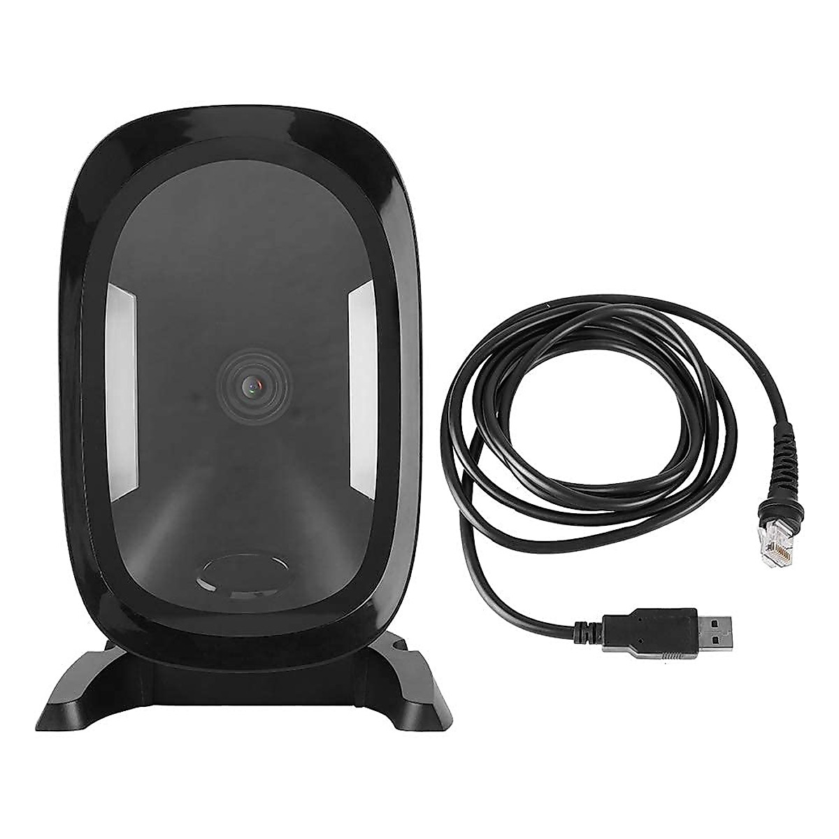 Sonew Hands- QR Barcode Scanner, Wired Omnidirectional Automatic Barcode Reader for Supermarket Pharmacy Retail Store Warehouse Cash Register