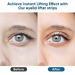 Senhorita Eyelid Tape, Invisible Double Lifter Strips with Fork Rods & Tweezers-ASDDDDF01