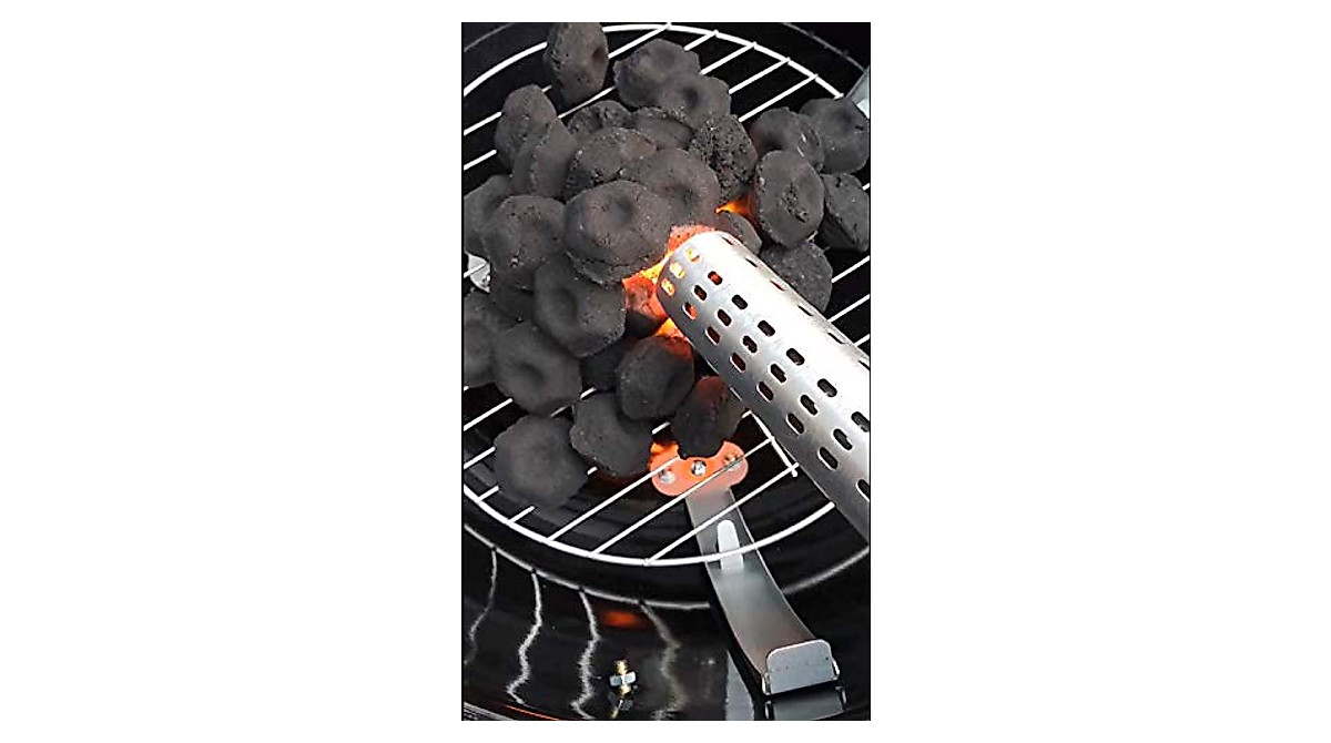GasSaf Electric Charcoal Fire Starter for Quick, Chemical-Free Ignition