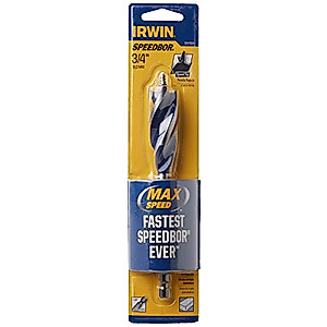 IRWIN SPEEDBOR Tri Flute Wood Drill Bit 3/4" X 6"(3041004)
