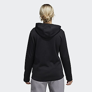 adidas Women's Game and Go Big Logo Hoodie, Black/Chalk White, X-Small