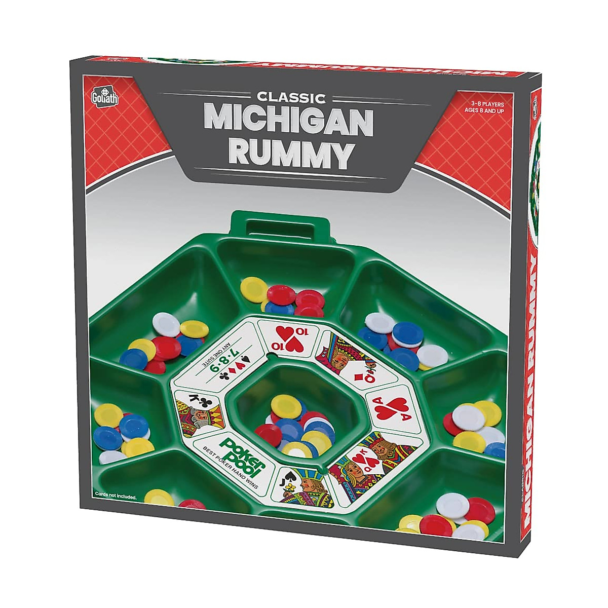 Michigan Rummy - The Perfect Blend of Rummy and Poker for an Entirely New Game Experience (Amazon Exclusive) by Goliath